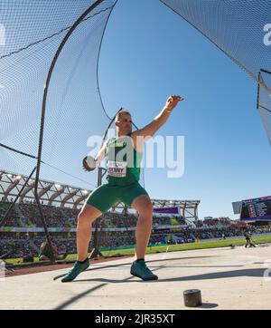 Matthew Denny of Australia in the Mens Discus Open during the Adelaide ...
