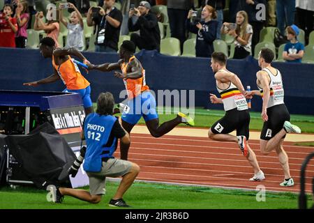 Munich, Germany, August 2022. Belgian Rani Vincke , Belgian Rani Rosius ...