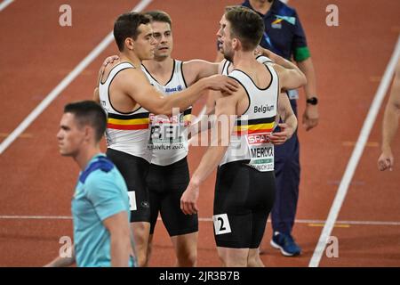 Munich, Germany, August 2022. Belgian Rani Vincke , Belgian Rani Rosius ...