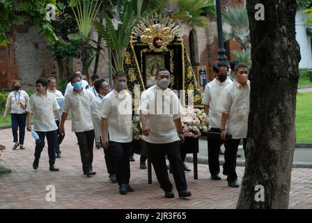Religious procession, Fort Santiago, Manila, Luzon, Philippines Stock ...