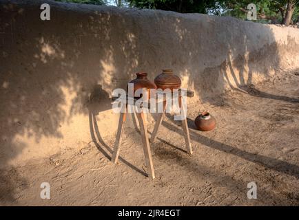 The people of Punjab village in white clothing in Bull Karah race ...