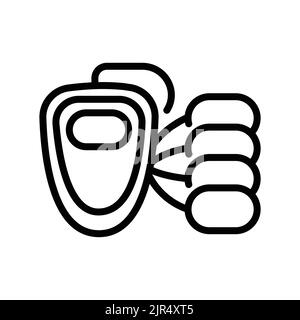 High-tone therapy machine olor line icon. Pictogram for web page ...