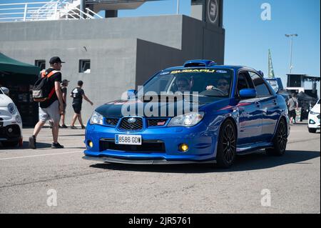 A second generation Subaru Impreza Hawkeye black Stock Photo - Alamy