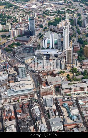An aerial photograph of the west side of Leeds City Centre, west ...