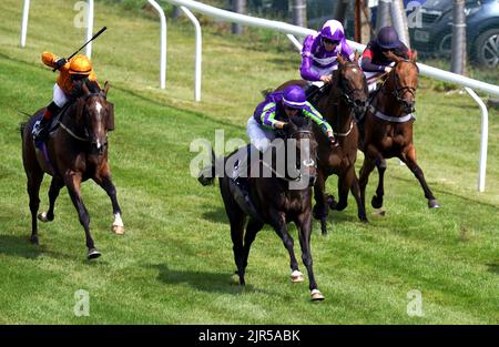 Haveoneyerself ridden by jockey Luke Catton (centre left) wins the ...