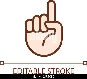 Attention sign pixel perfect RGB color icon Stock Vector Image & Art ...