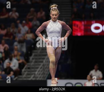 August 19, 2022: Lexi Zeiss of Twin City Twisters competes on the ...