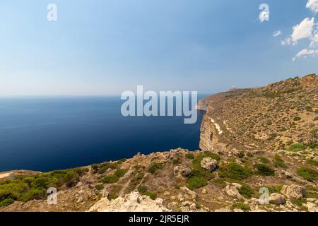 The impressive Dingli cliffs on Malta’s Western coast. They stage the ...
