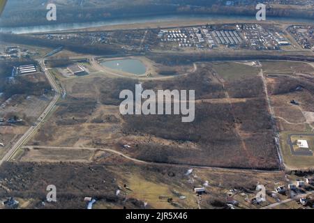 Aerial Images of the Mound Site in Miamisburg, Ohio. This series ...
