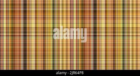 Woodland brown tartan seamless border textile. Tonal autumnal forest ...