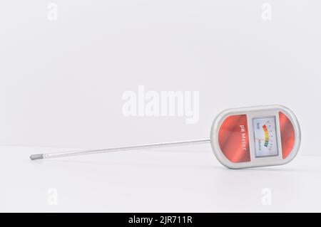 soil Ph test tool isolated on a white background Stock Photo - Alamy
