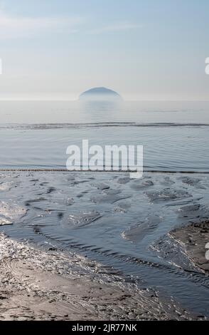 The island of Ailsa Craig off the west coast of Scotland Stock Photo ...
