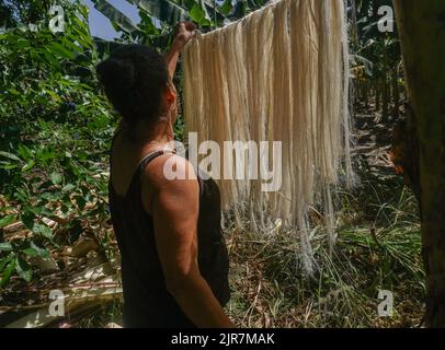 Cabuyaro, Colombia. 18th Sep, 2022. A man in Cabuyaro, Meta works in ...