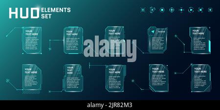 Callouts text. Title call out labels technology callout marketing boxes ...