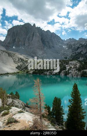 Temple Crag and Second Lake combine to form an amazing landscape along ...