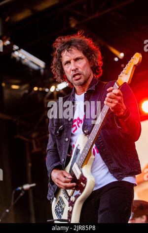 Sam Roberts, lead singer of the Sam Roberts Band performs at the ...