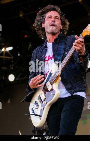 Sam Roberts, lead singer of the Sam Roberts Band performs at the ...