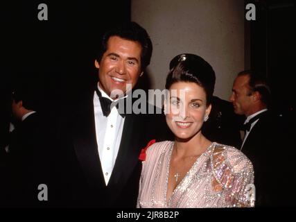 Wayne Newton and Marla Heasley at the 47th Annual Golden Globe Awards ...