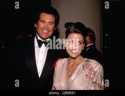 Wayne Newton and Marla Heasley at the 47th Annual Golden Globe Awards ...