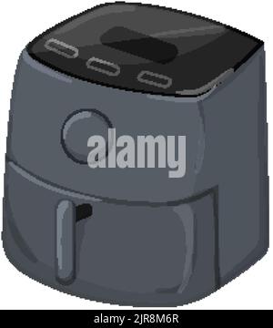 healthy fryer air cartoon vector illustration Stock Vector Image & Art ...