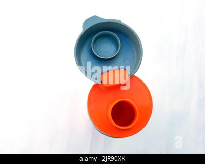 multi color children cold water bottle isolated on white background ...