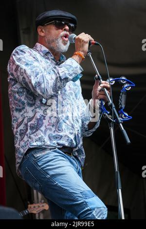 Gary Christian of the Christians performing at Weyfest Festival ...