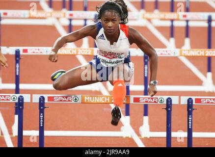 Cyrena Samba-Mayela of France during the Athletics, Women’s Semi-final ...