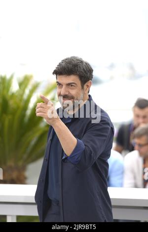 Nello Mascia and Director Mario Martone attend the photocall for ...