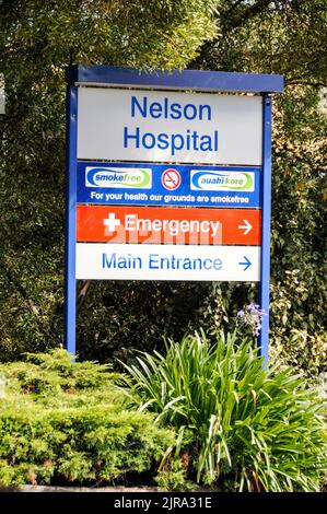 Hospital in Nelson New Zealand Stock Photo - Alamy