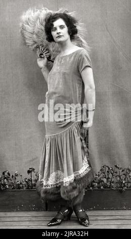 Greta Garbo 1923 as model for NK - Nordiska Kompaniet, Stockholm ...