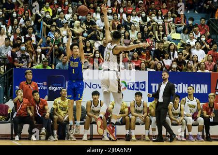 Hochiminh City, Vietnam. 22th August 2022. VBA 2022: Saigon Heat defeat ...