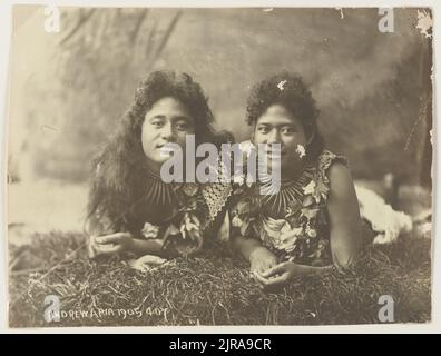 'Two Leaf-Clad Women' by Thomas Andrew depicts two figures draped in ...