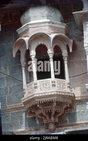 Zarukha (Window) at Rajwada, Indore, Madhya Pradesh, India Stock Photo ...