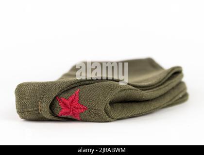 Military cap. Yugoslavian army side cap from the time of communism and ...