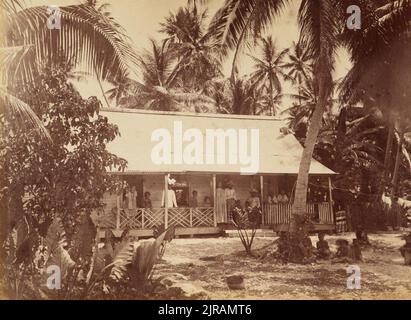 Trader's House Fakaafo. From the album: Views in the Pacific Islands ...