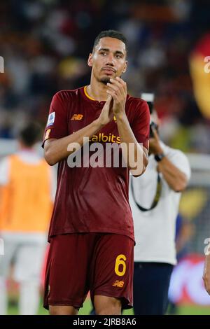 Chris Smalling of AS Roma during the Serie A match between Roma and ...