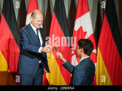 Toronto, Canada. 22nd Aug, 2022. Prime Minister Justin Trudeau and ...