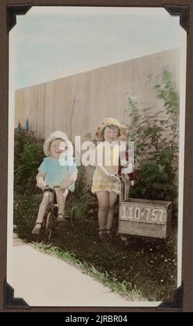 Brian Brake, circa 1931, New Zealand, maker unknown Stock Photo - Alamy