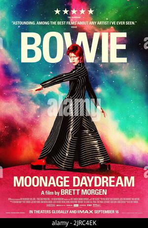 Moonage Daydream Poster Stock Photo - Alamy