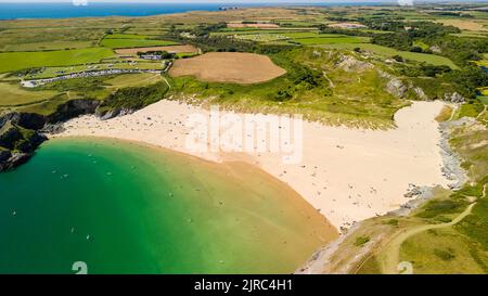 Broad Haven South beach, in the Pembrokeshire Coast National Park and ...