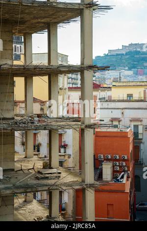 Unfinished floors of the house. Construction crisis Stock Photo - Alamy