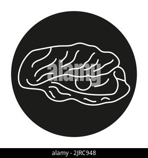 Sea stalk color line illustration. Ocean fishes Stock Vector Image ...