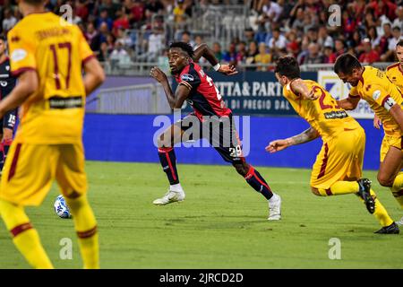 Unipol Domus, Cagliari, Italy, August 21, 2022, Tifosi, Fans ...