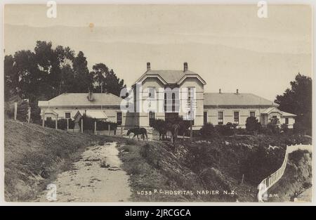 Hospital, Napier, New Zealand, Muir & Moodie studio, 1909, Napier Stock ...