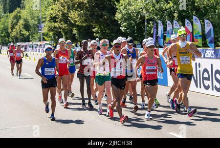 César Augusto Rodriguez of Peru competing in the men’s 20k walk at the ...