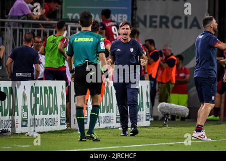 Unipol Domus, Cagliari, Italy, August 21, 2022, Tifosi, Fans ...