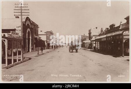 King Street, Temuka, 1912, Temuka, by Muir & Moodie Stock Photo - Alamy