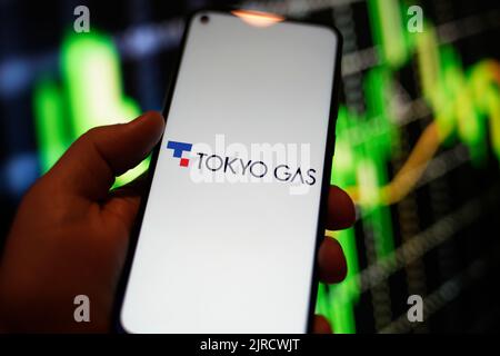 In this photo illustration, the logo of gas shipping company BW LPG is ...