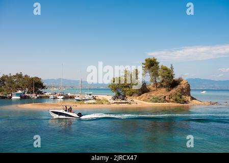 Canal of Nea Potidea - Halkididki Greece, Potidea channel (Nea Potidea ...