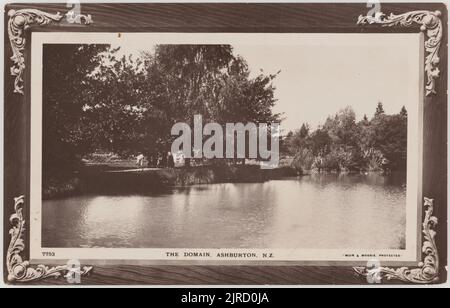 Domain, Ashburton, 1912, Ashburton, by Muir & Moodie Stock Photo - Alamy